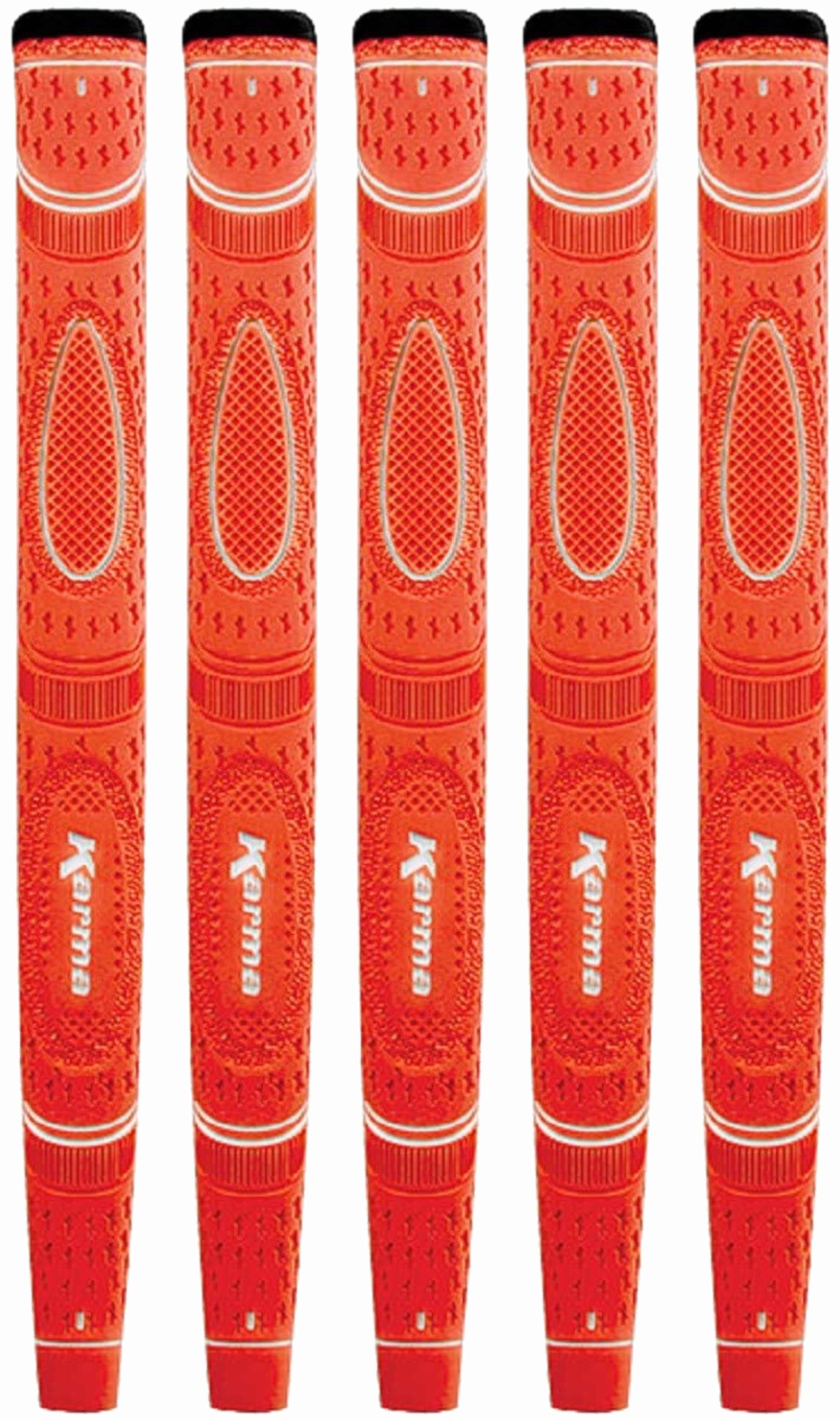 5 Pack Karma Orange Dual Touch Midsize Putter Grip - Walmart.com