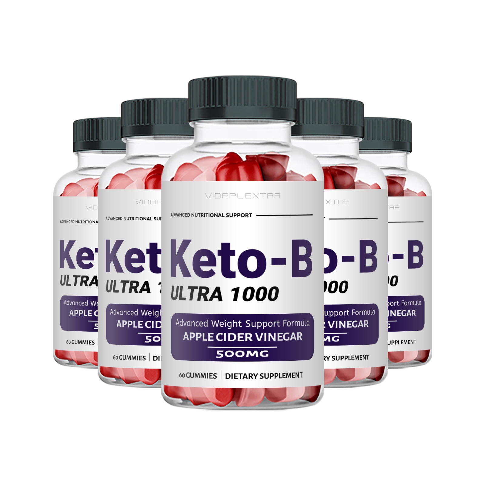 (5 Pack) Keto B Gummies - Keto B Ultra 1000 Advanced Weight Support ...