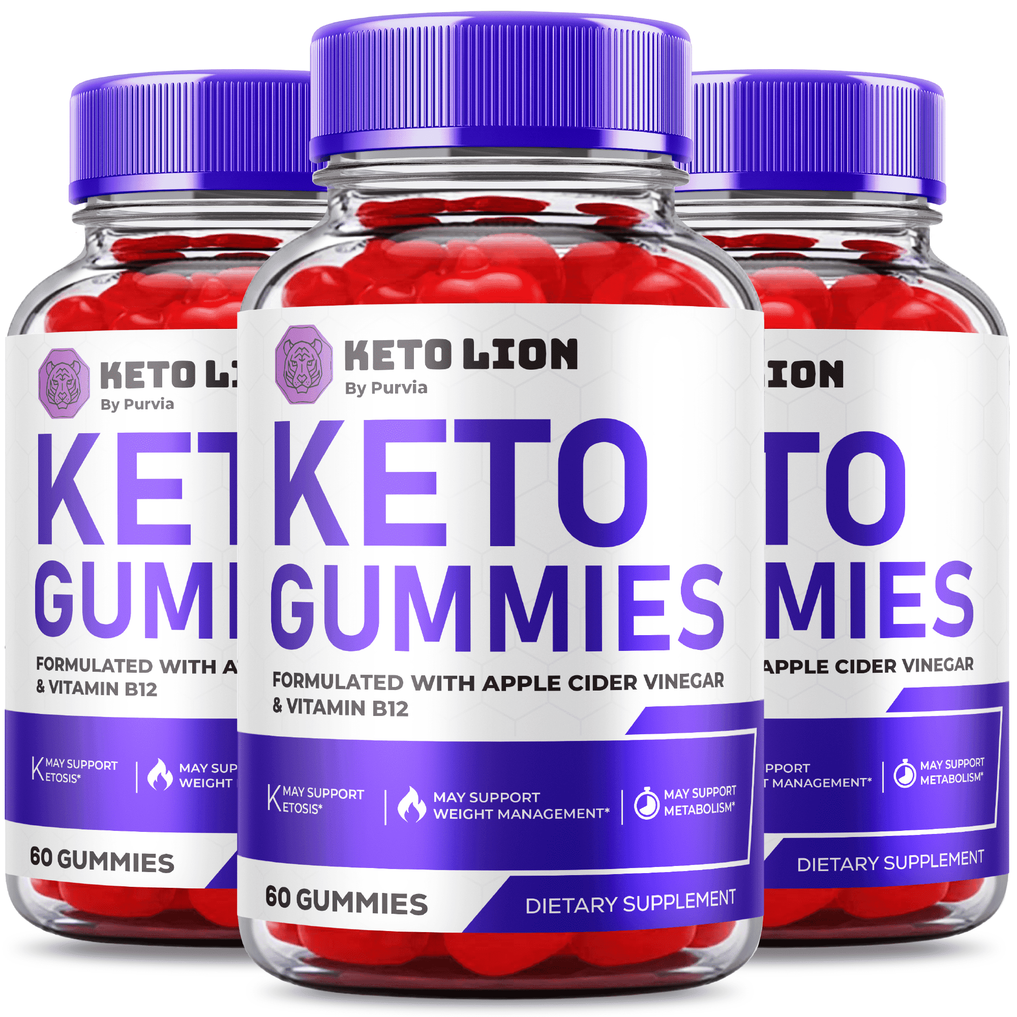 (3 Pack) KetoLion Gummies, Official Keto Lion ACV Gummies, KetoLion ...