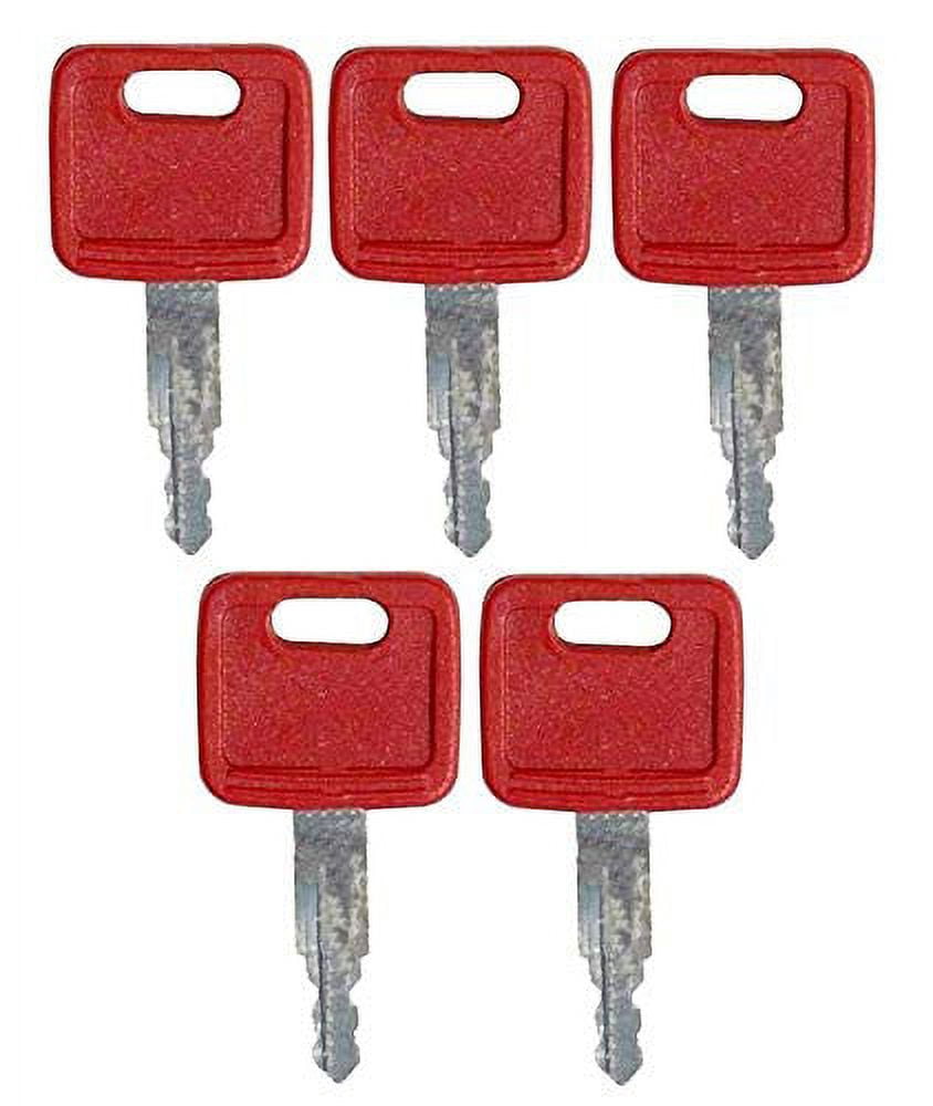 5 Pack Keys for John Deere, Hitachi Excavator, Case Dozer New Holland ...