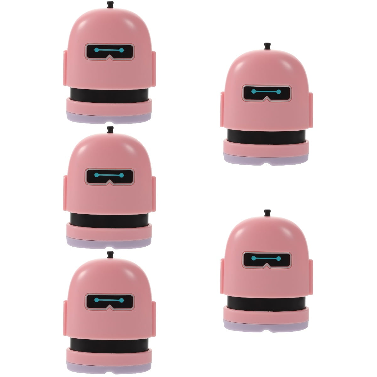 5 Pack Kids Gift Student Clothes Stamp Robot Name Stamp for Garment ...