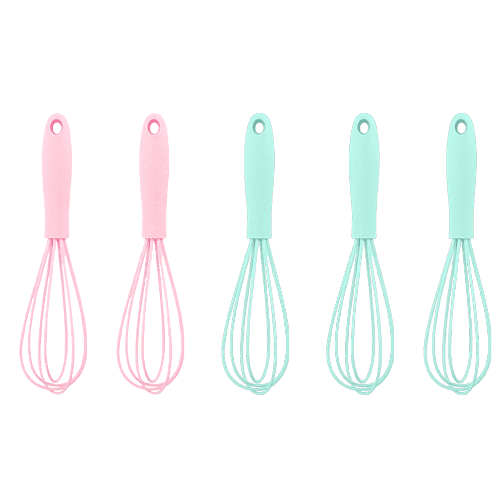 5 Pack Kitchen Small Whisks Set, Egg Beater for Cooking Blending ...