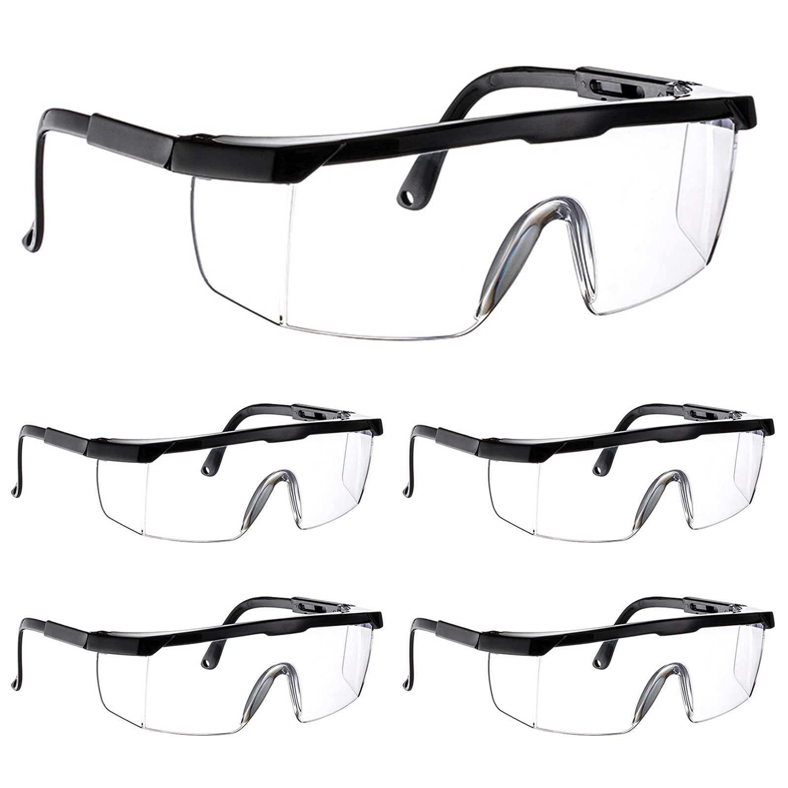 [5-Pack]LOFIR Safety Goggles Adjustable Protective Glasses Lightweight ...