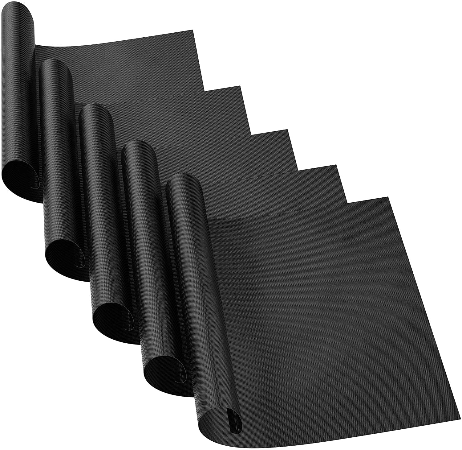 5 Pack Large Grill Mat, Non Stick BBQ Grill Mat, Reusable Grill Mats ...