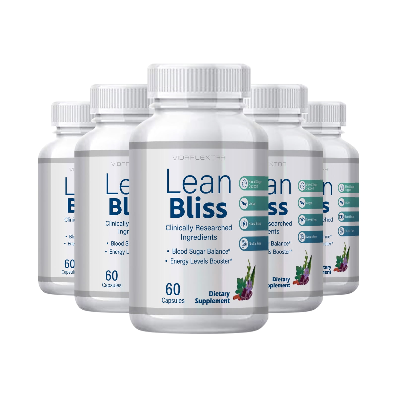 (5 Pack) Lean Bliss - Lean Bliss Supplement Capsules - Walmart.com