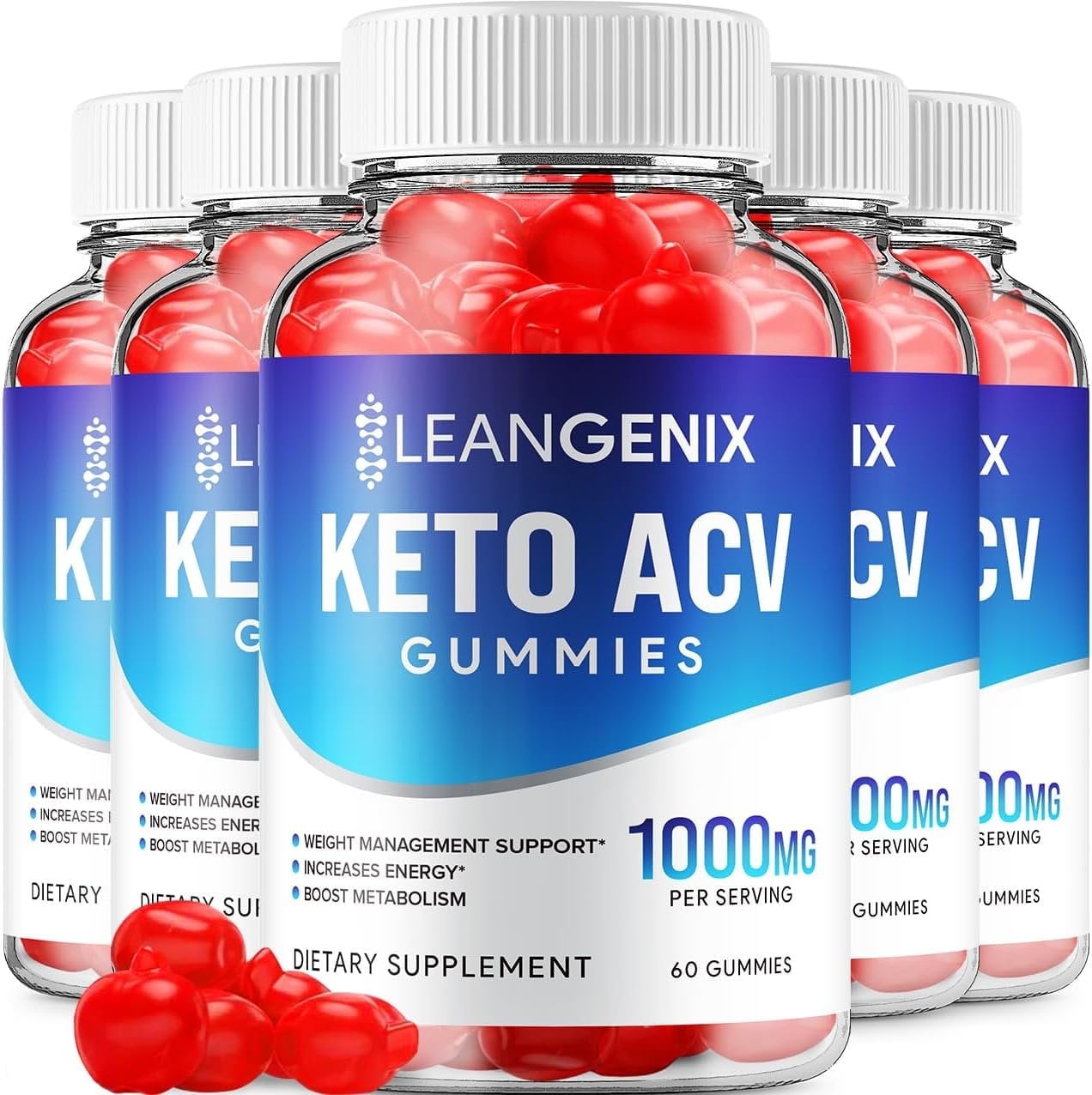 5 Pack LeanGenix Keto ACV Gummies - Official - Keto Lean Genix ACV ...