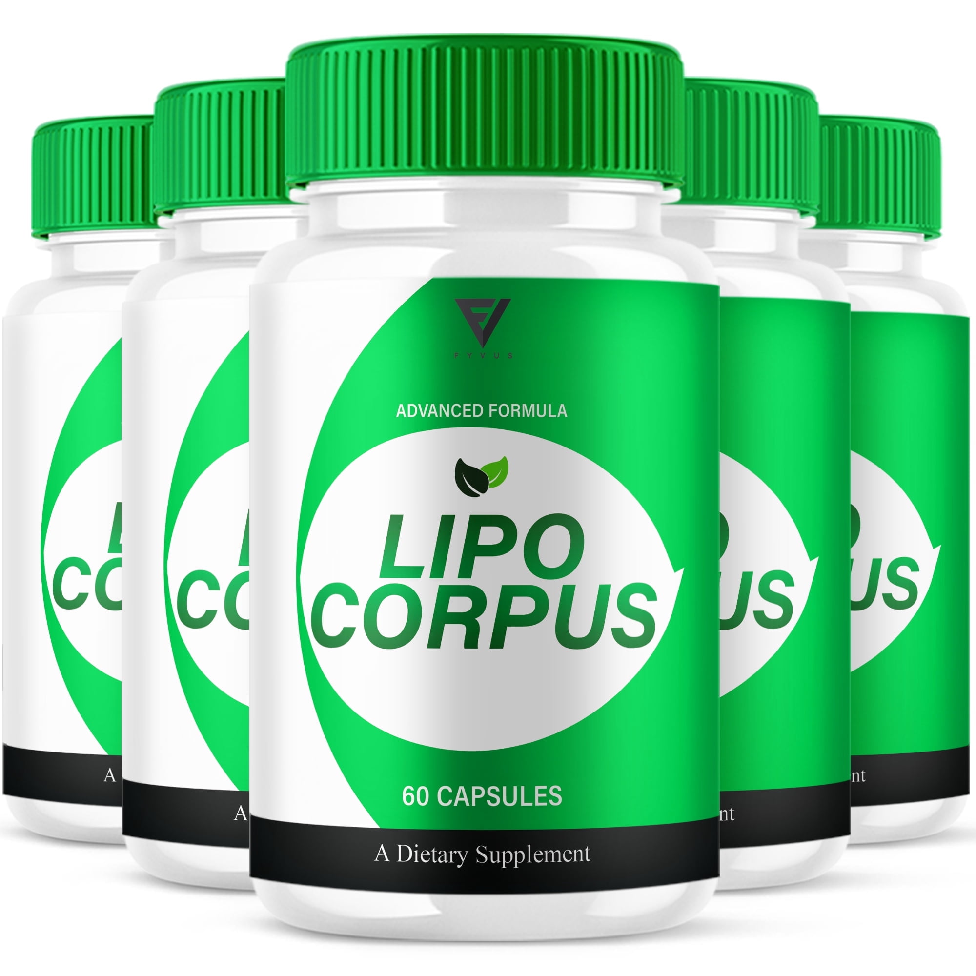 (5 Pack) Lipo Corpus Health Supplement, LipoCorpus Advanced Pills (300 Capsules) - Walmart.com