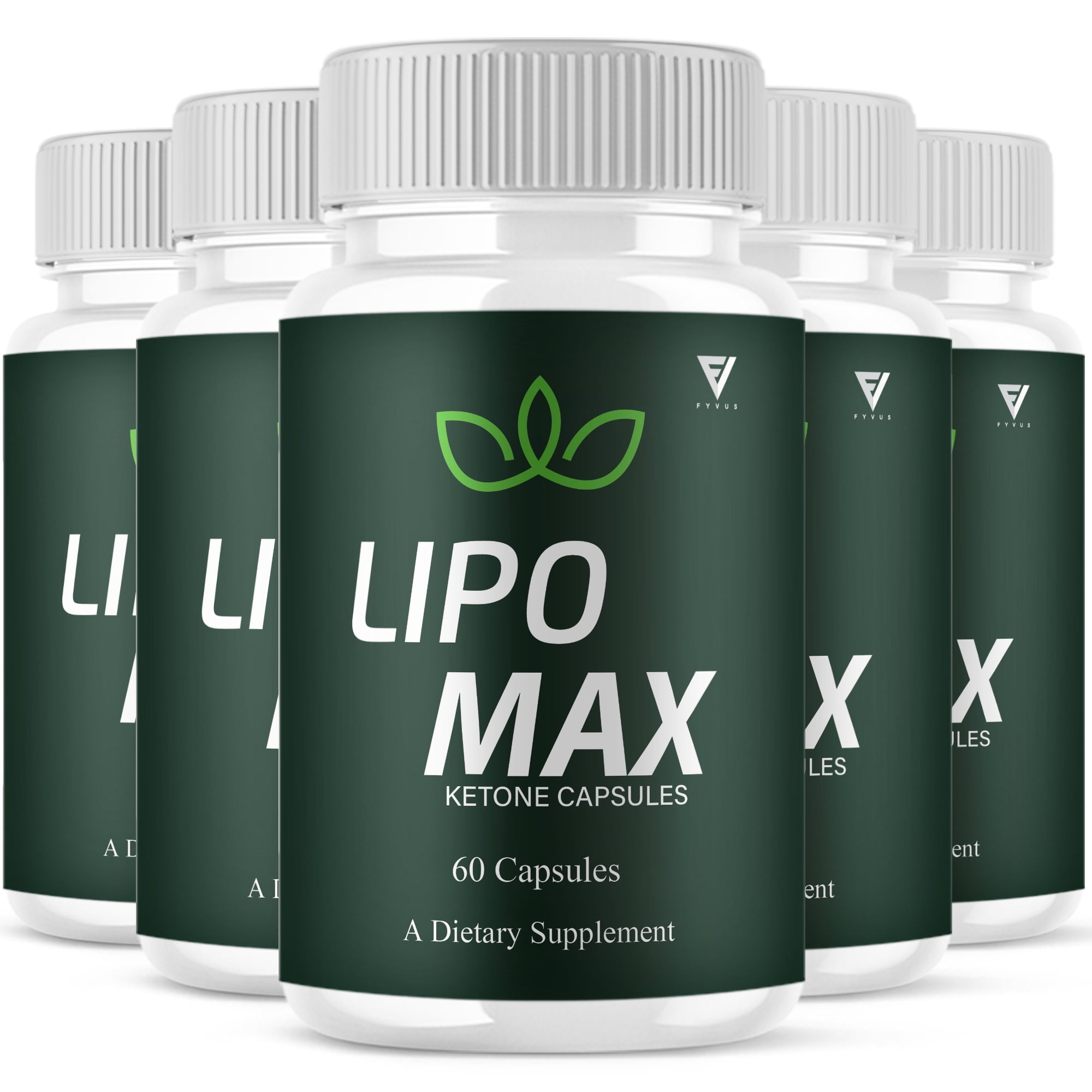 (5 Pack) Lipo Max Advanced Keto Capsules, LipoMax Maximum Strength ...