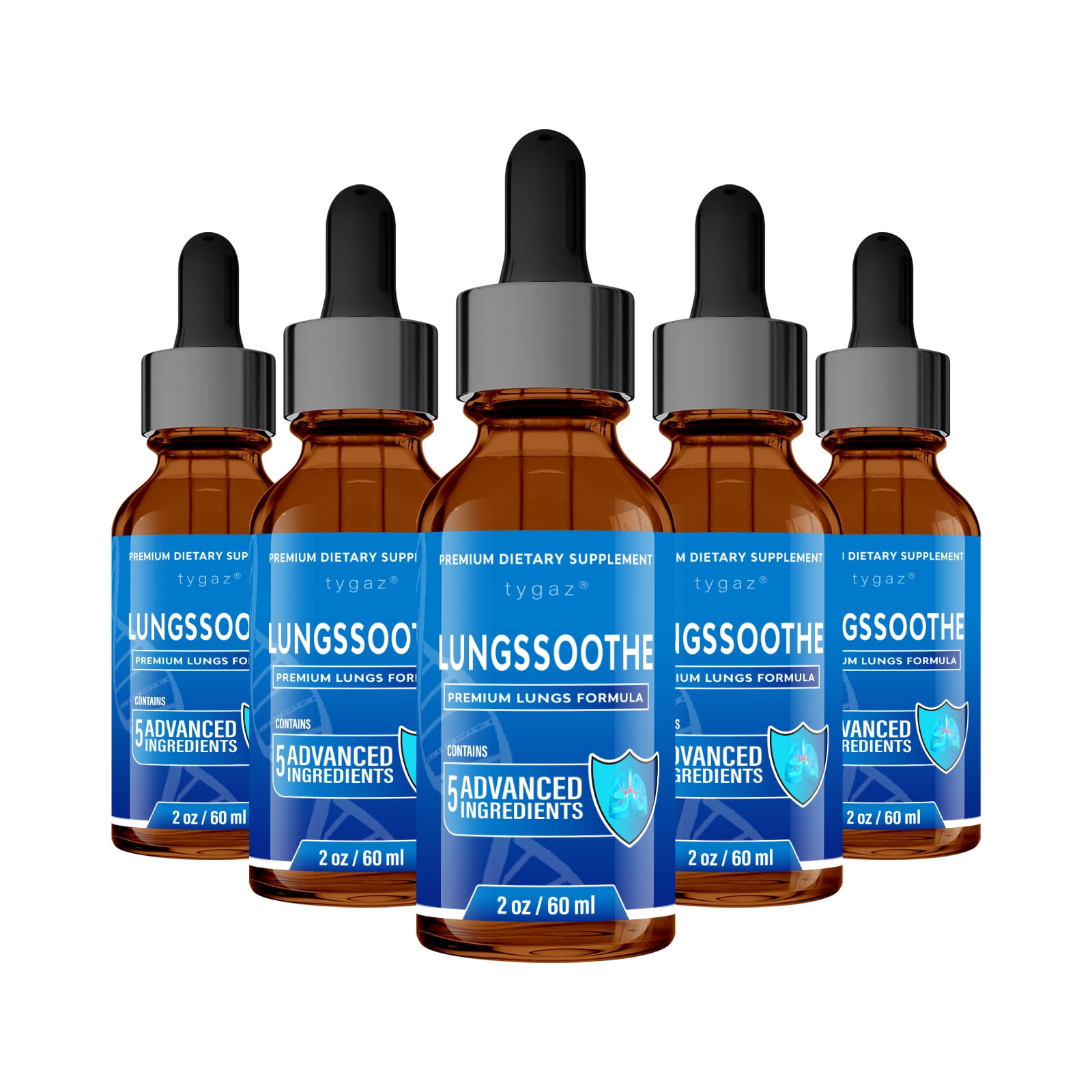 (5 Pack) LungsSoothe - Lungs Soothe Liquid Supplement - Walmart.com