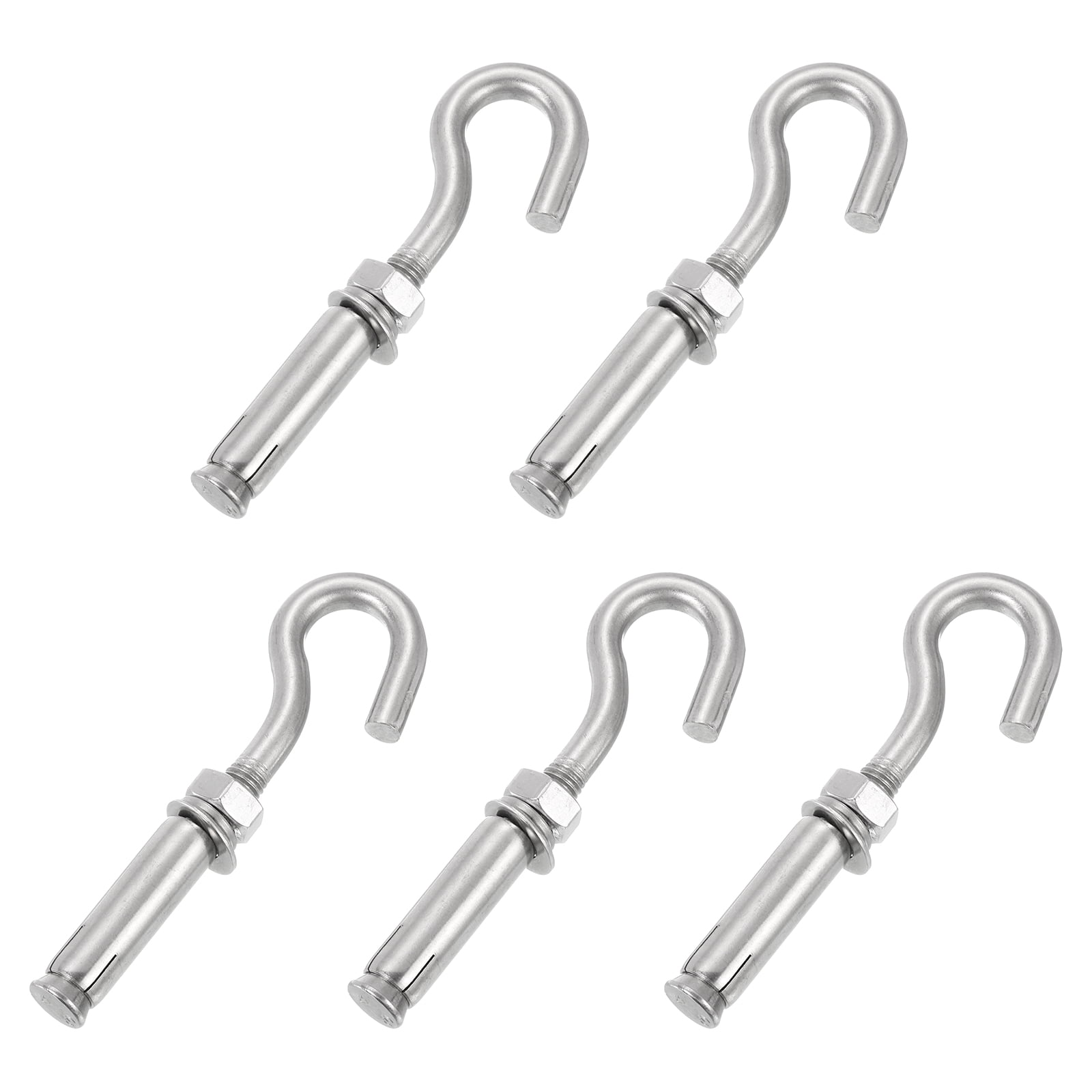 5 Pack M10 304 Stainless Steel Expansion Hook, Small Open Cup Expansion ...