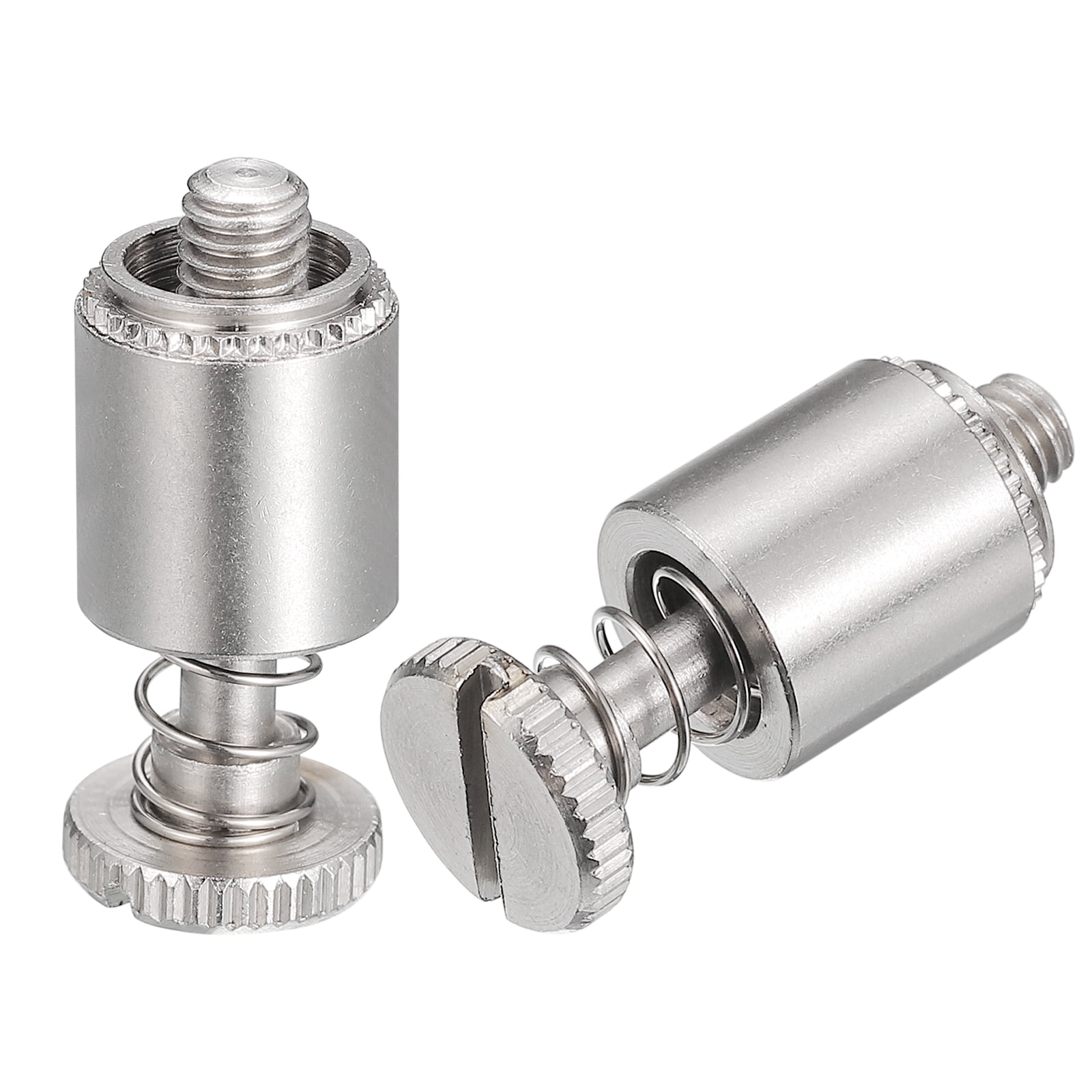 5 Pack M4x0.7x11.1mm Panel Spring Screws, PFC2 Knurled Head Spring ...