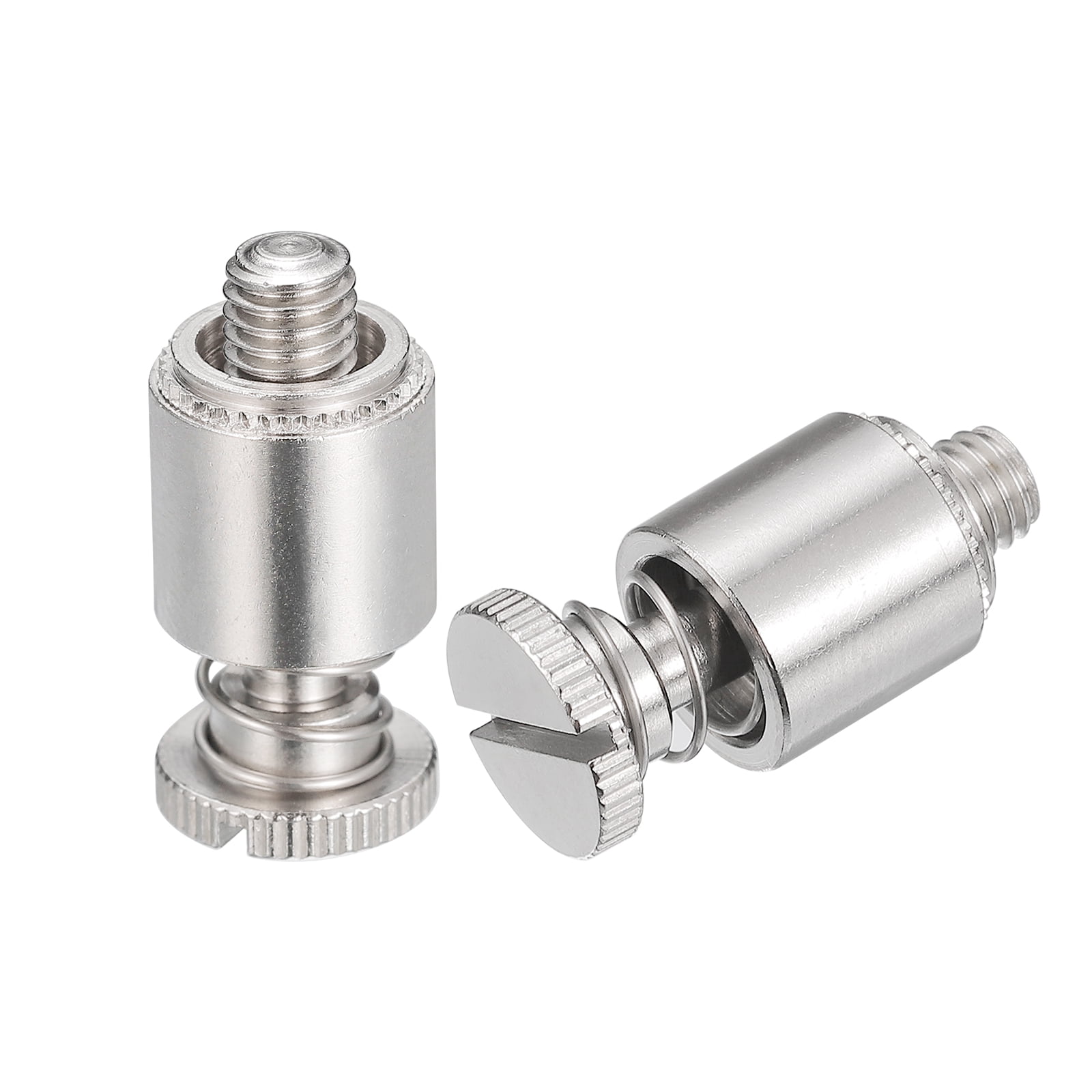 5 Pack M5x0.8x11.1mm Panel Spring Screws, PFC2 Knurled Head Spring ...