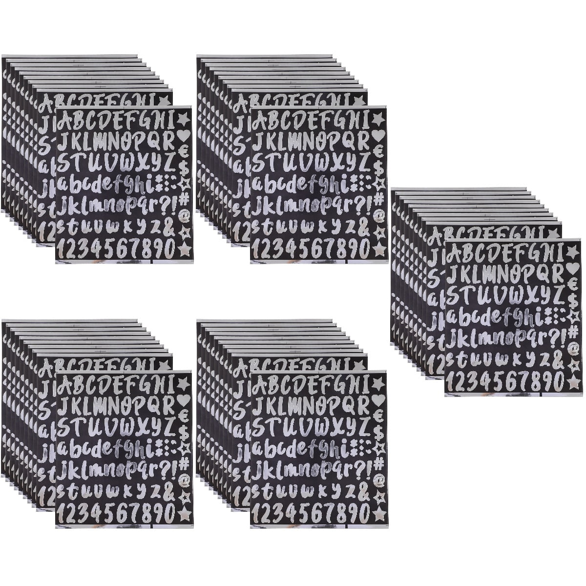 5 Pack Mailboxes Letter Sticker Alphanumeric Kit Peel and Stickers ...