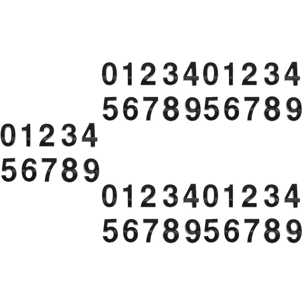 5 Pack Mailboxes Number Apartment Door Numbers - Walmart.com