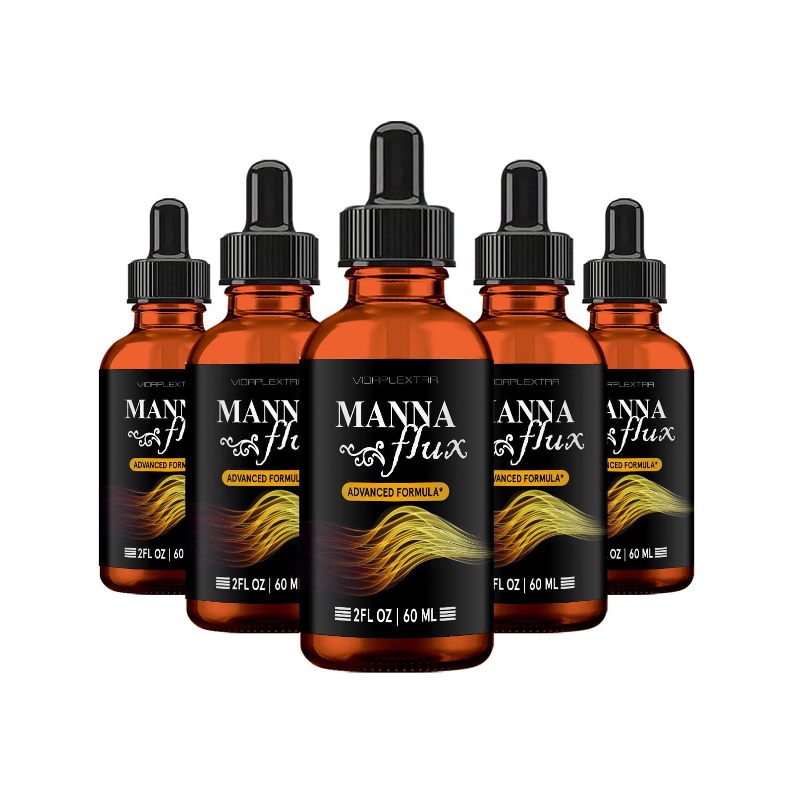 (5 Pack) Manna Flux Drops - Manna Flux Advanced Drops - Walmart.com