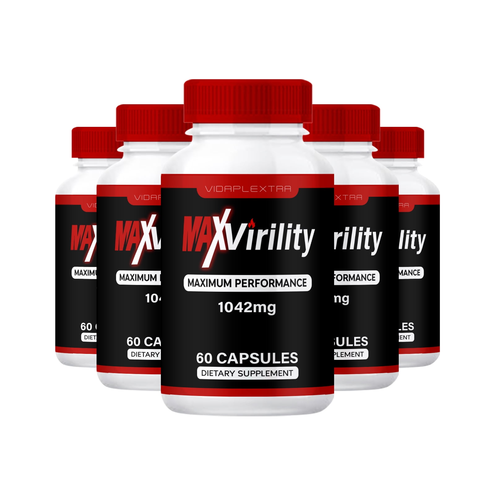 (5 Pack) Max Virility Capsules - Max Virility Advanced Capsules ...
