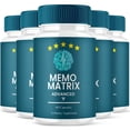 (5 Pack) Memo Matrix Advanced Capsules, Memo Matrix Brain Support (10oz ...