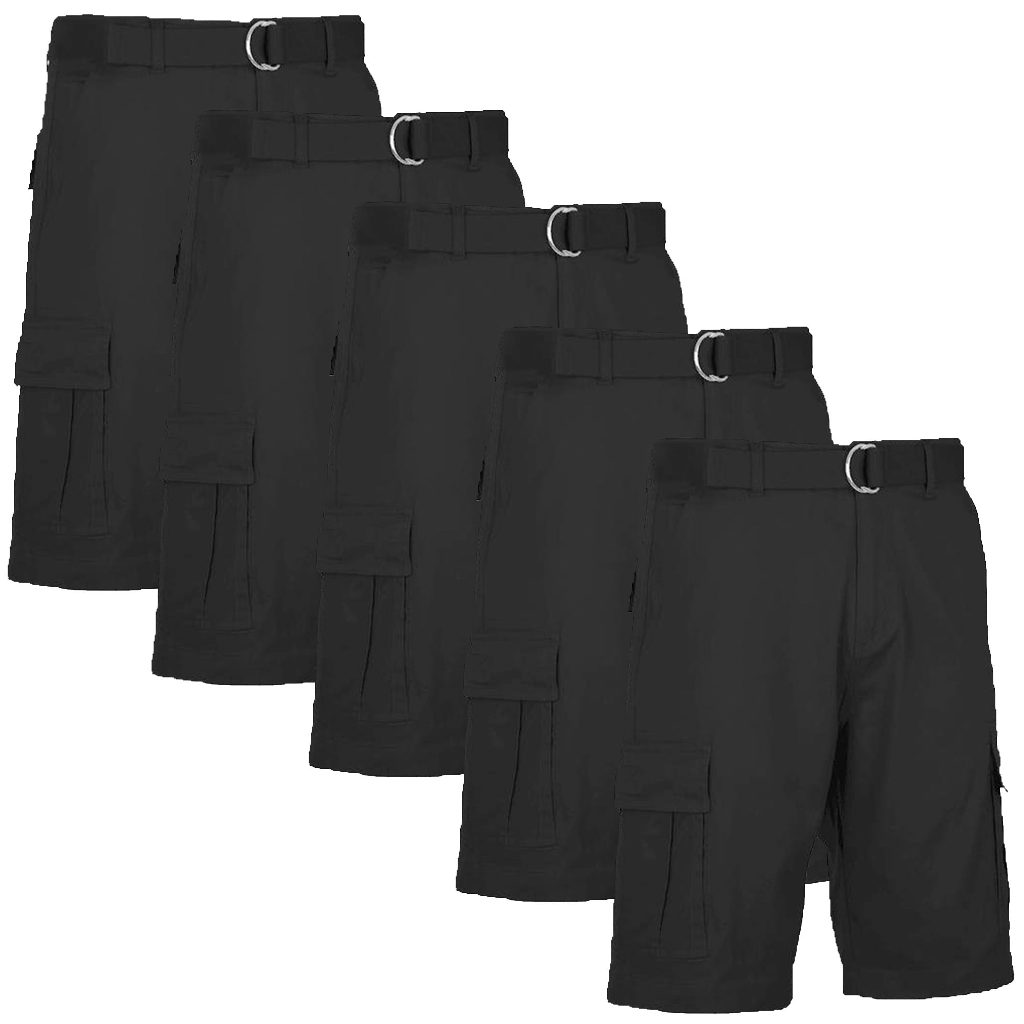 5-Pack Men's Cotton Flex Stretch Cargo Shorts - Walmart.com