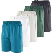 SPX [5 Pack] Men's Athletic Shorts, Dry-Fit for Gym, Workout, Running ...