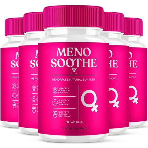 (5 Pack) Meno Soothe Advanced Formula Supplement MenoSoothe Pills (300 ...