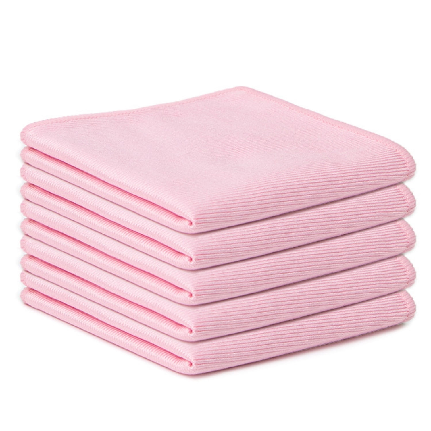 5 Pack Microfiber Cleaning Cloths,Microfiber Glass and Window Cleaner ...