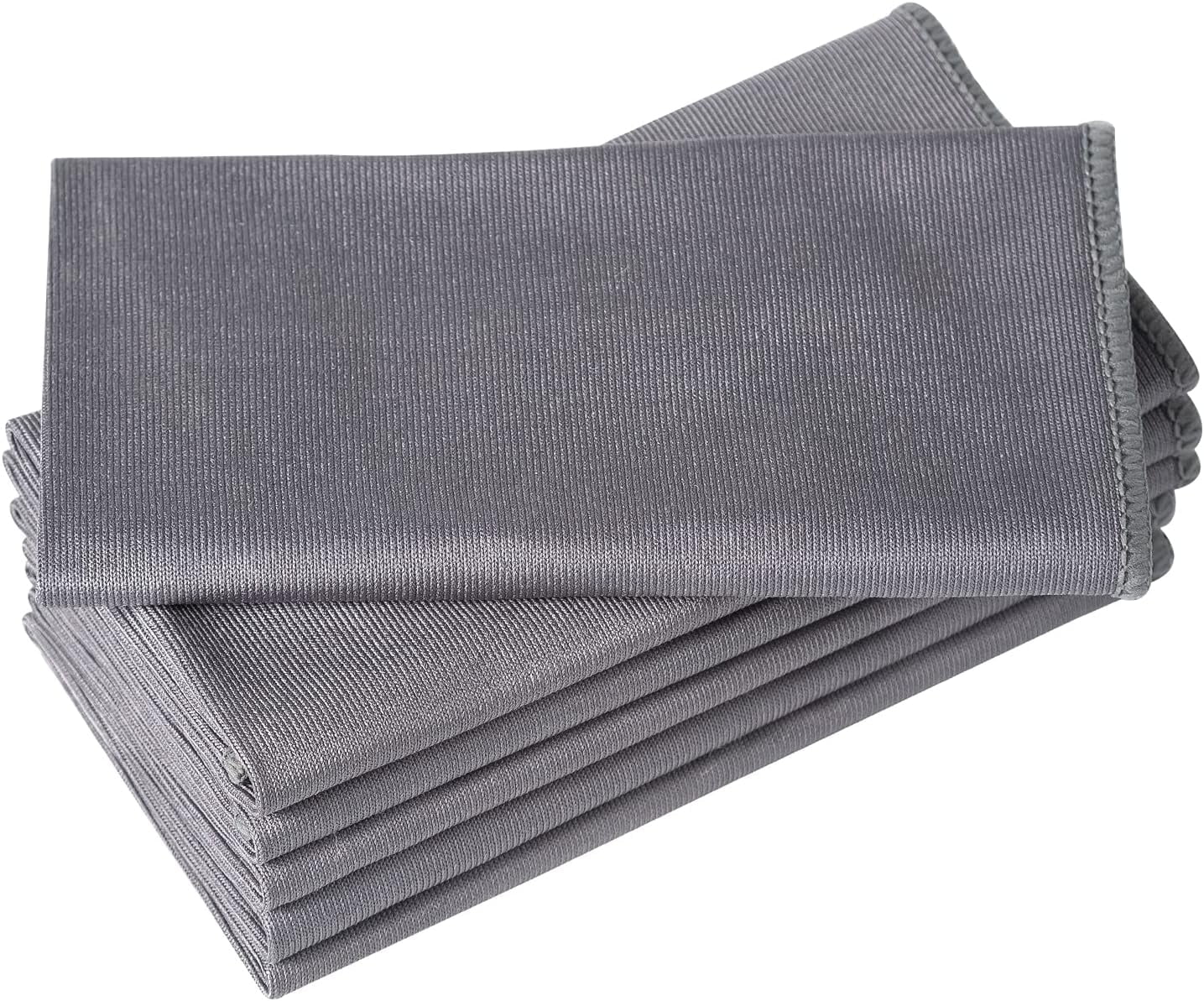 5 Pack Microfiber Glass Cleaning Cloth, 16 Inch X 16 Inch, Lint Free ...
