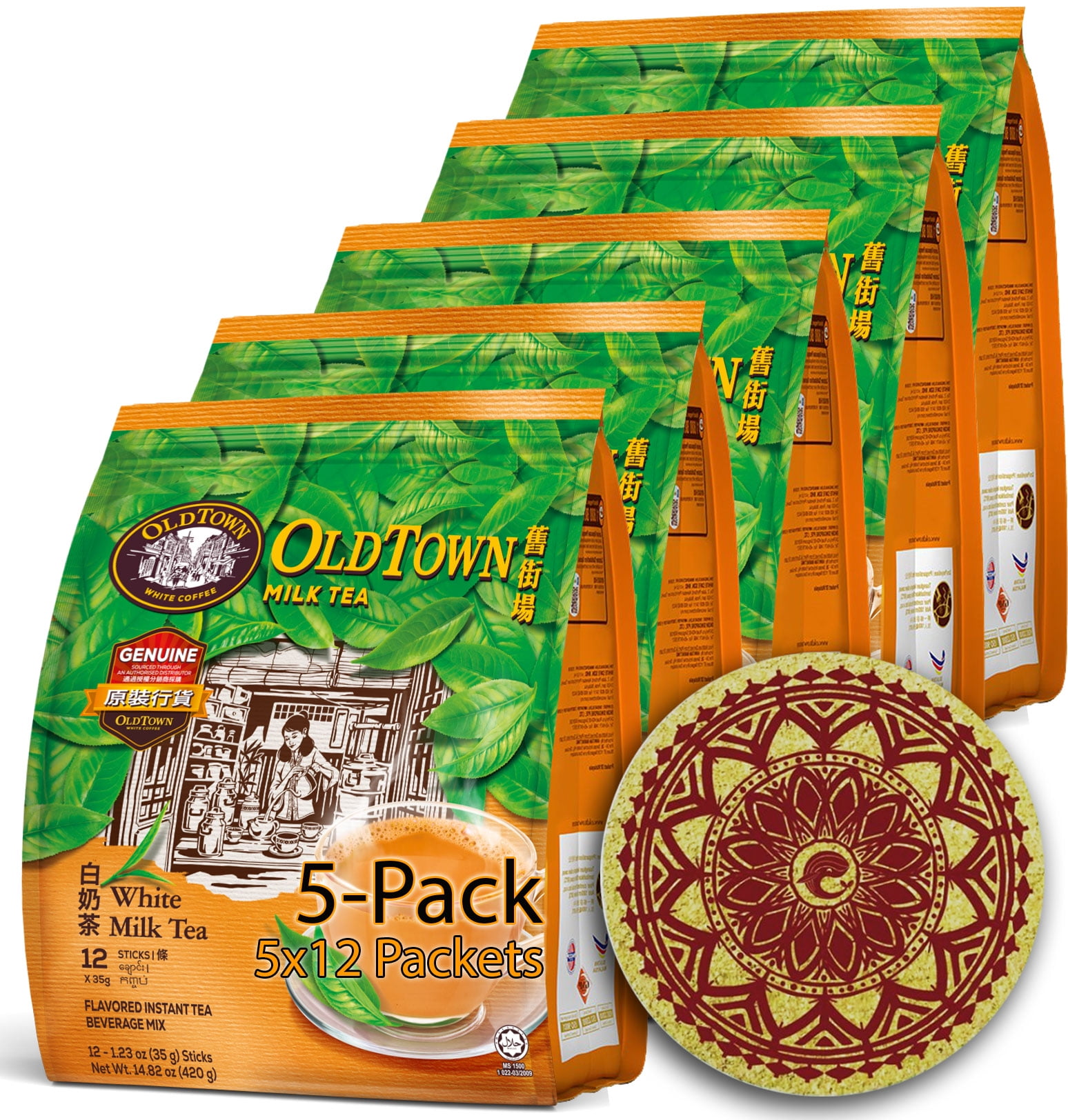 (5-Pack - MilkTea) OLD TOWN (3 in 1) Milk Tea White MilkTea Asian ...