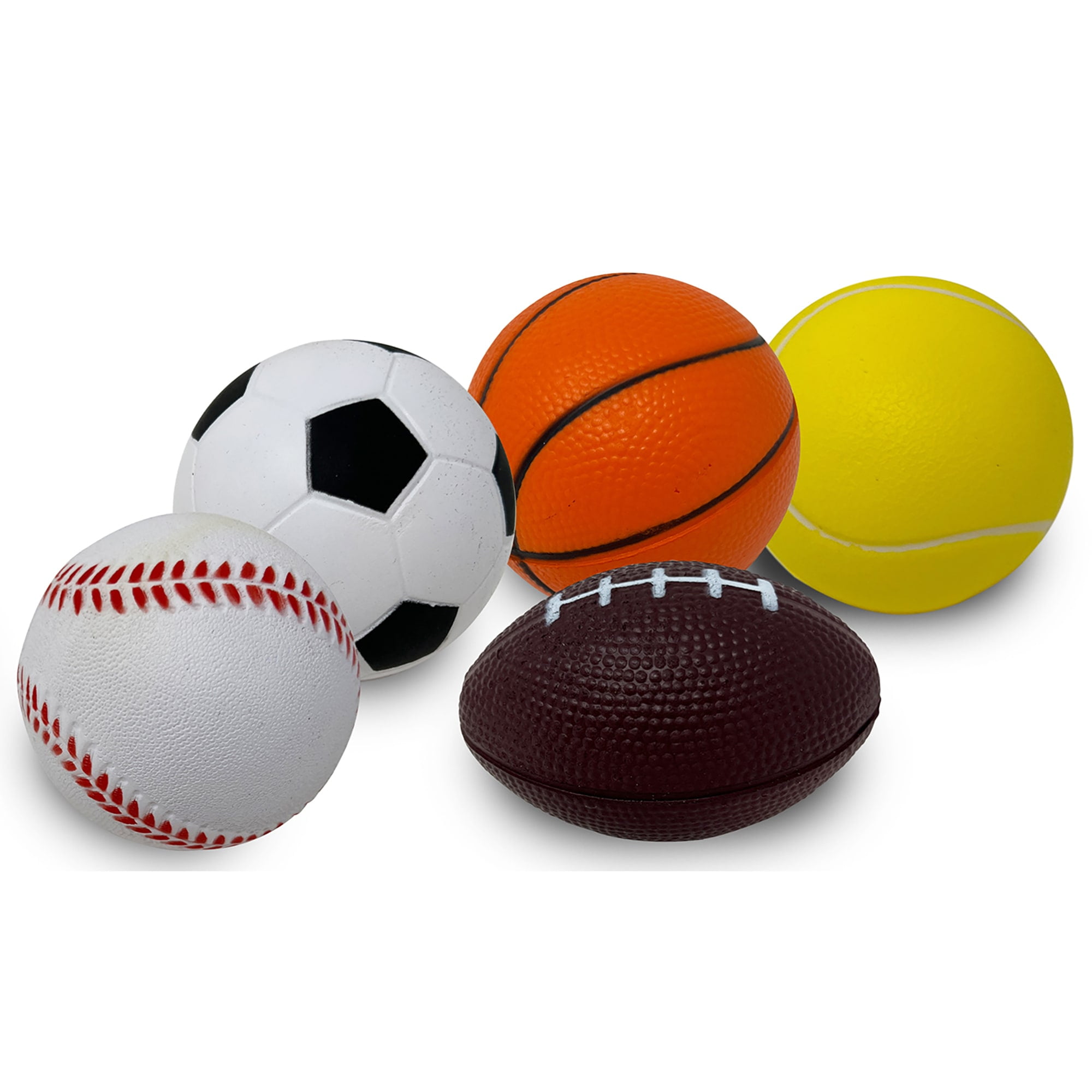 Anywhere Sports: 5-Ball Mini Sports Pack - 2.5-3.5" Foam Set, Soccer ...