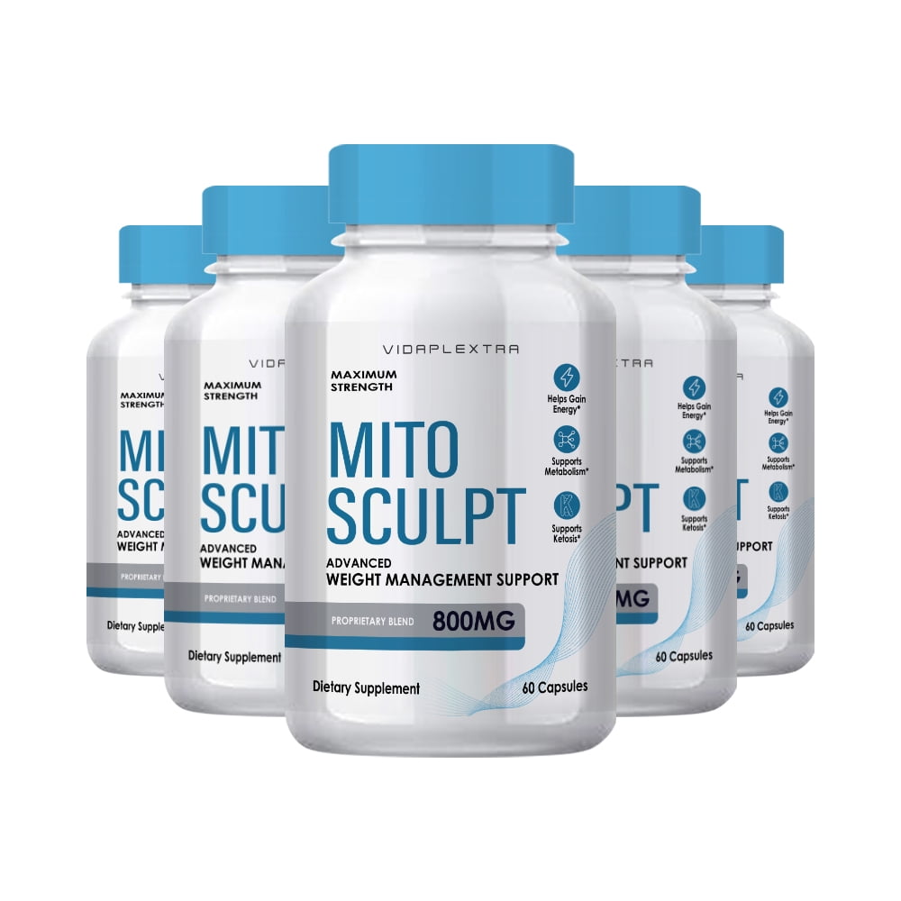 (5 Pack) Mito Sculpt - Mito Sculpt Weight Management Capsules - Walmart ...