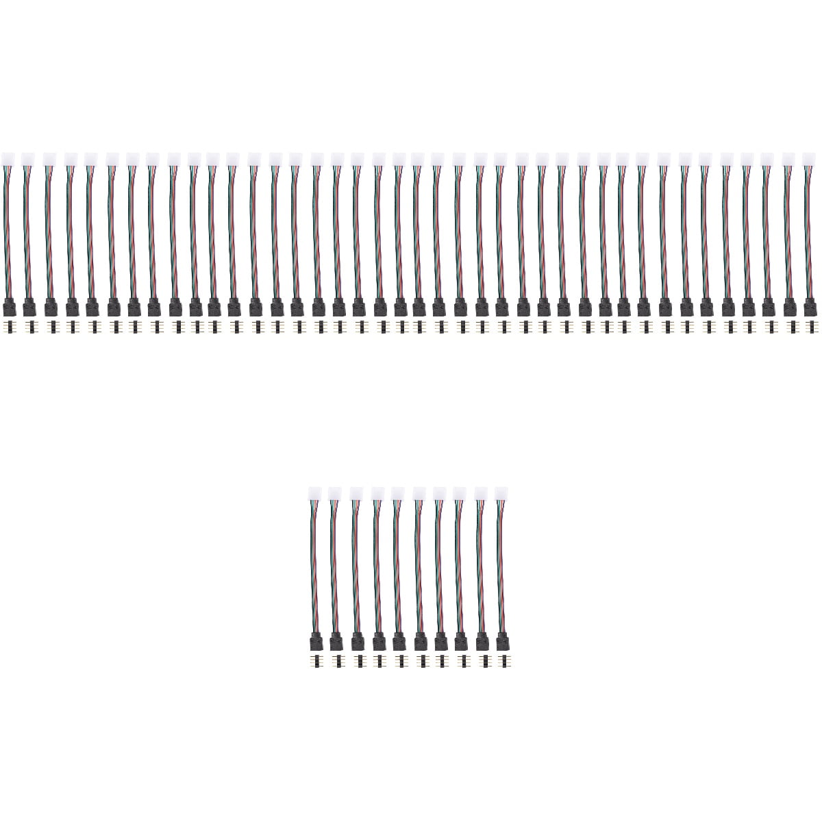 5 Pack Multi-functional Stickers Led Strip Connector - Walmart.com