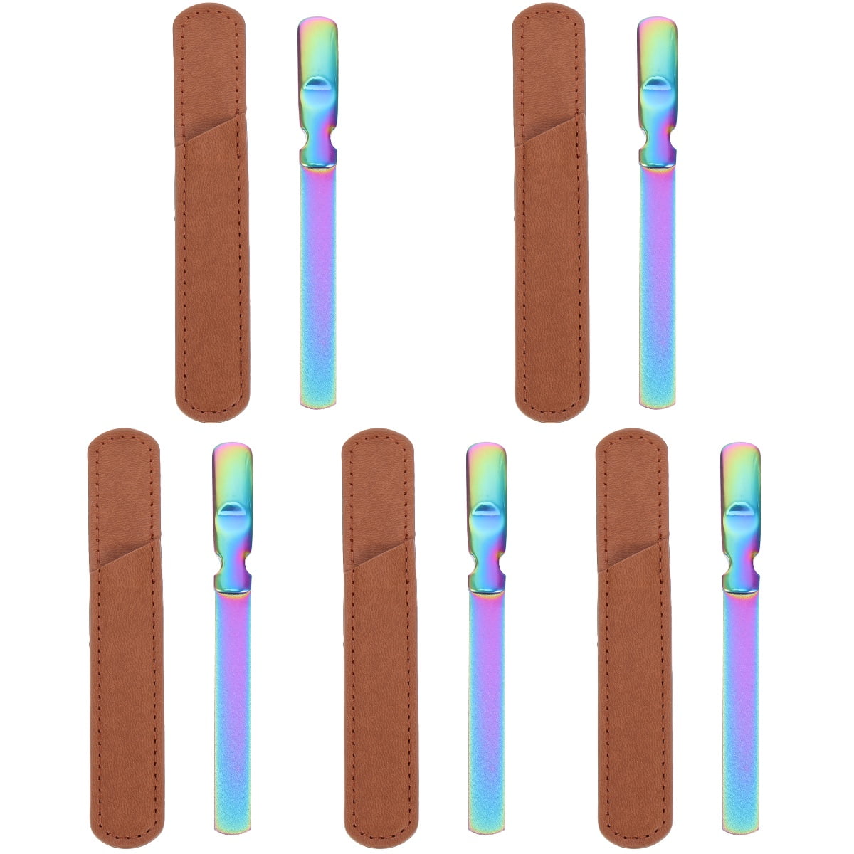 5 Pack Nail File Lightweight Beauty Salon Practical Polishing Tool ...