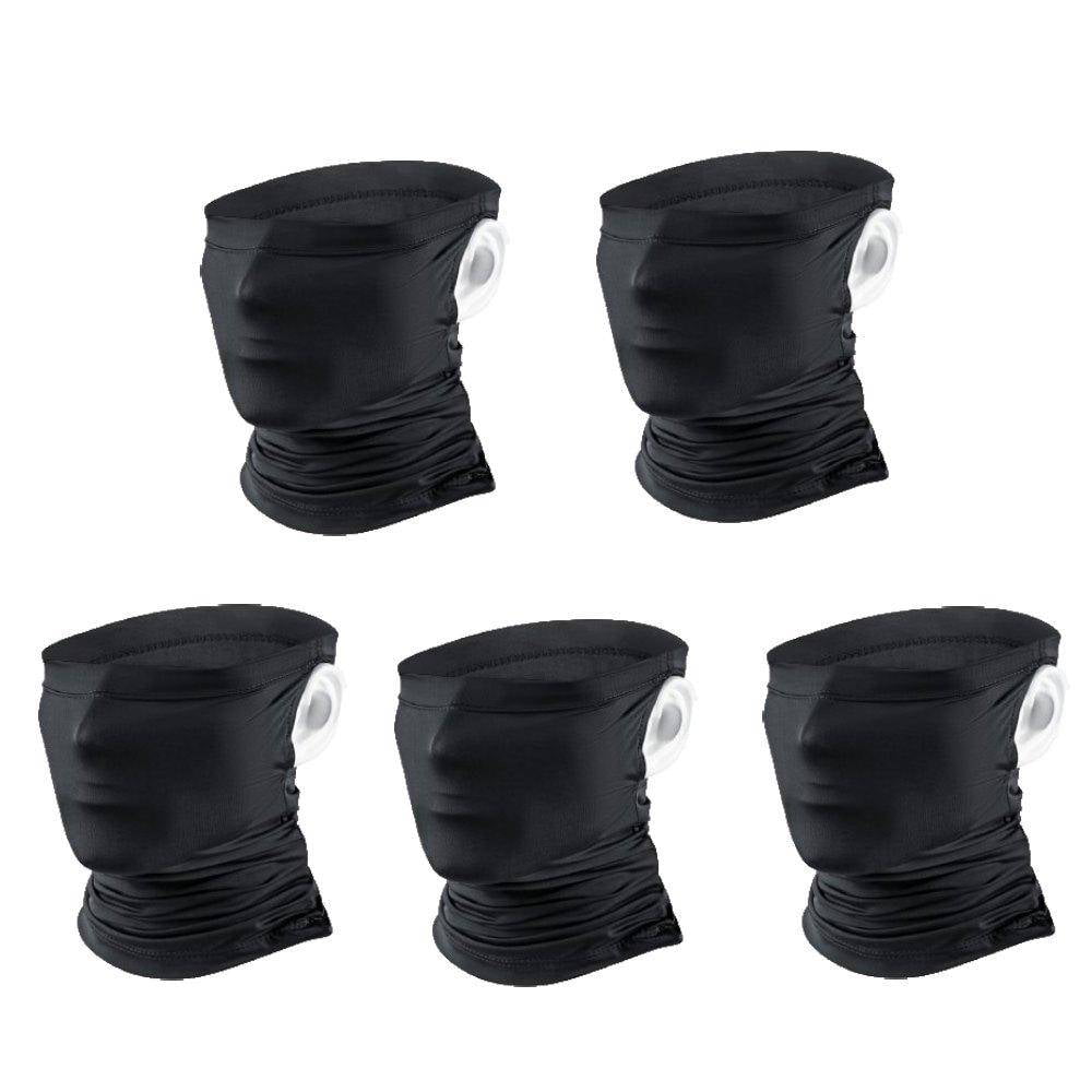 5 Pack Neck Gaiter Face Covering Gator Mask Bandana Cooling Mask for ...