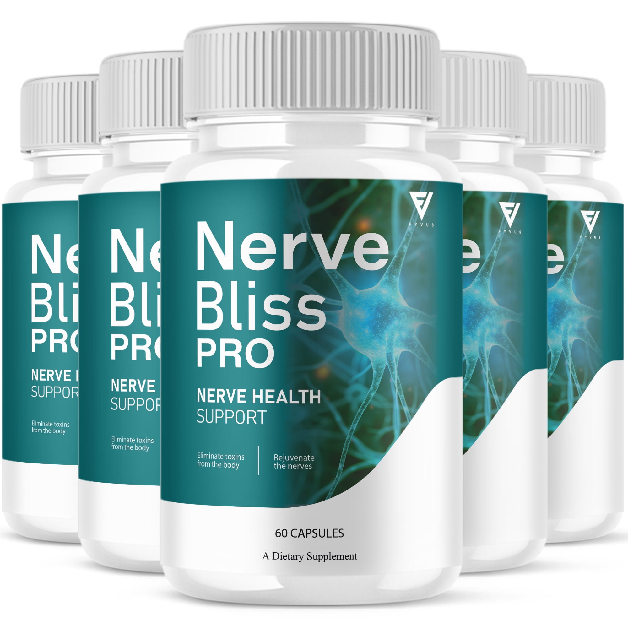 (5 Pack) Nerve Bliss Pro Nerve Support Supplement NerveBliss Pro ...