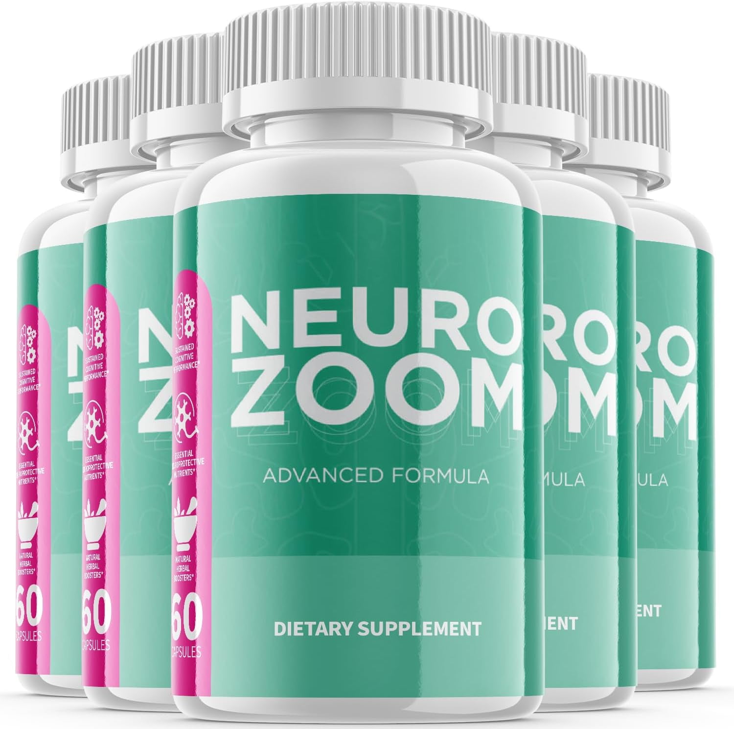 Neuro Zoom Brain Boost Supplement (5 Pack) - Dietary Support for ...