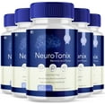 NeuroTonix Natural Brain Pills (5 Pack) - Memory Booster & Cognitive ...