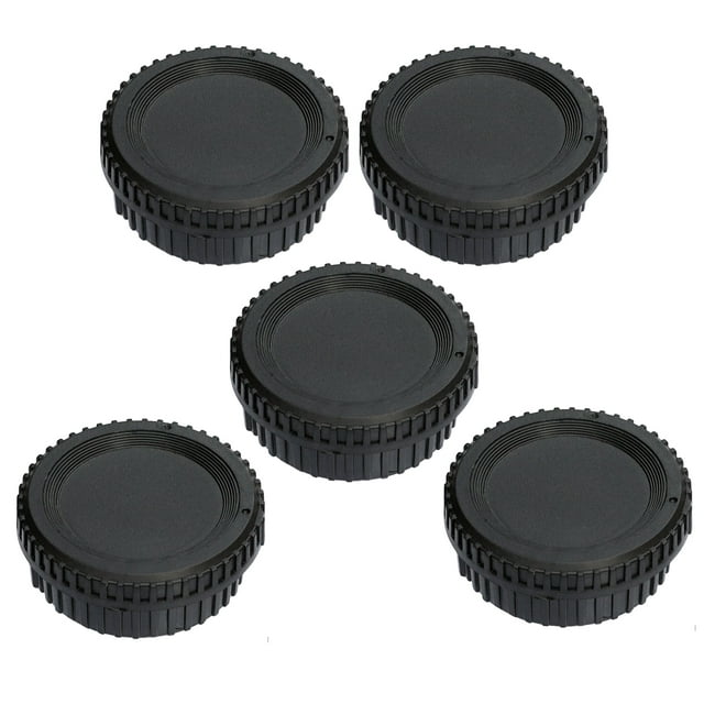 Nikon F Rear Lens Cap Cover & Body Cap (5 Pack) for DSLR Camera Lenses ...