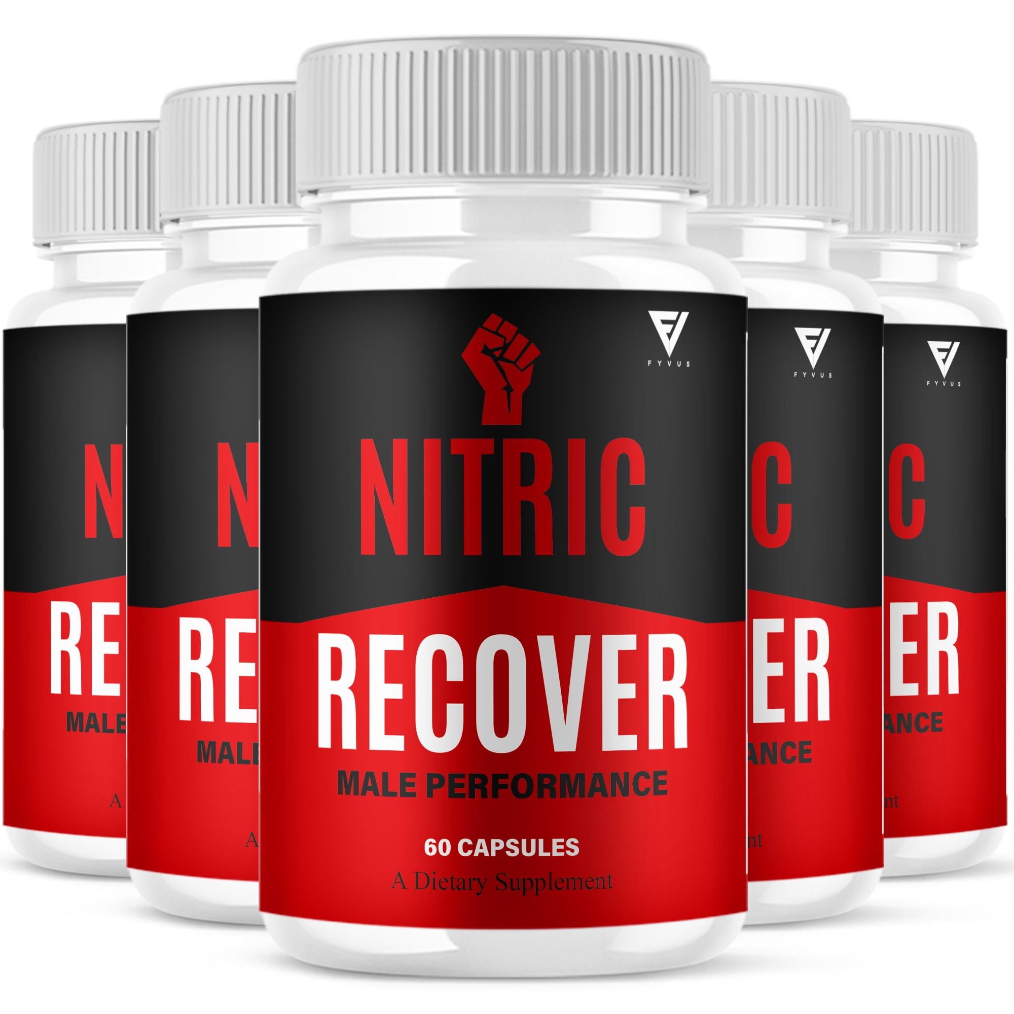 (5 Pack) Nitric Recover Supplement NitricRecover Max Performance (300 Capsules) - Walmart.com