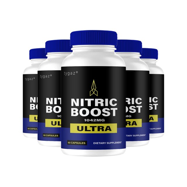 (5 Pack) NitricBoost - Nitric Boost Pills For Men - Walmart.com