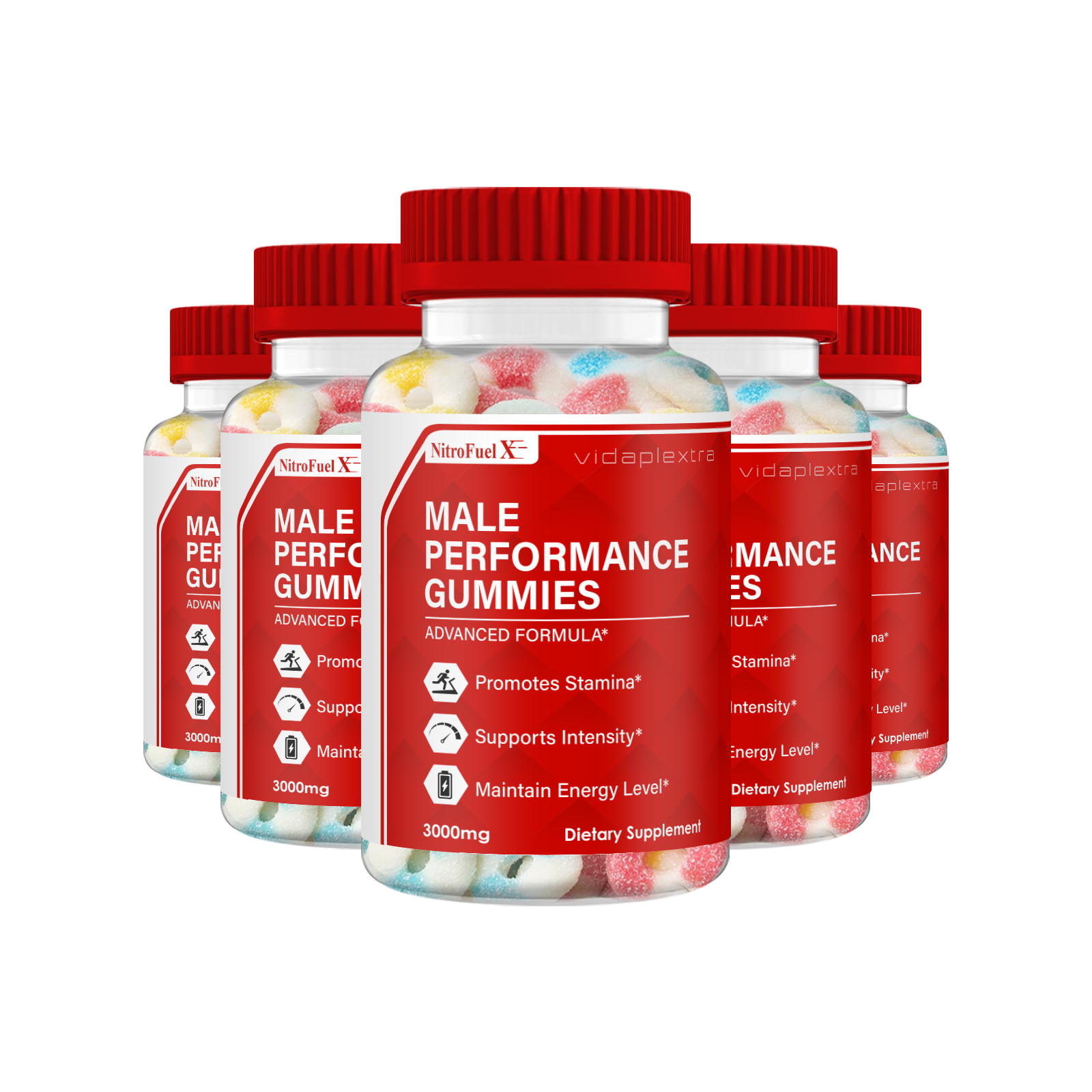 (5 Pack) Nitro Fuel X Gummies - Nitro Fuel X Gummies - Walmart.com