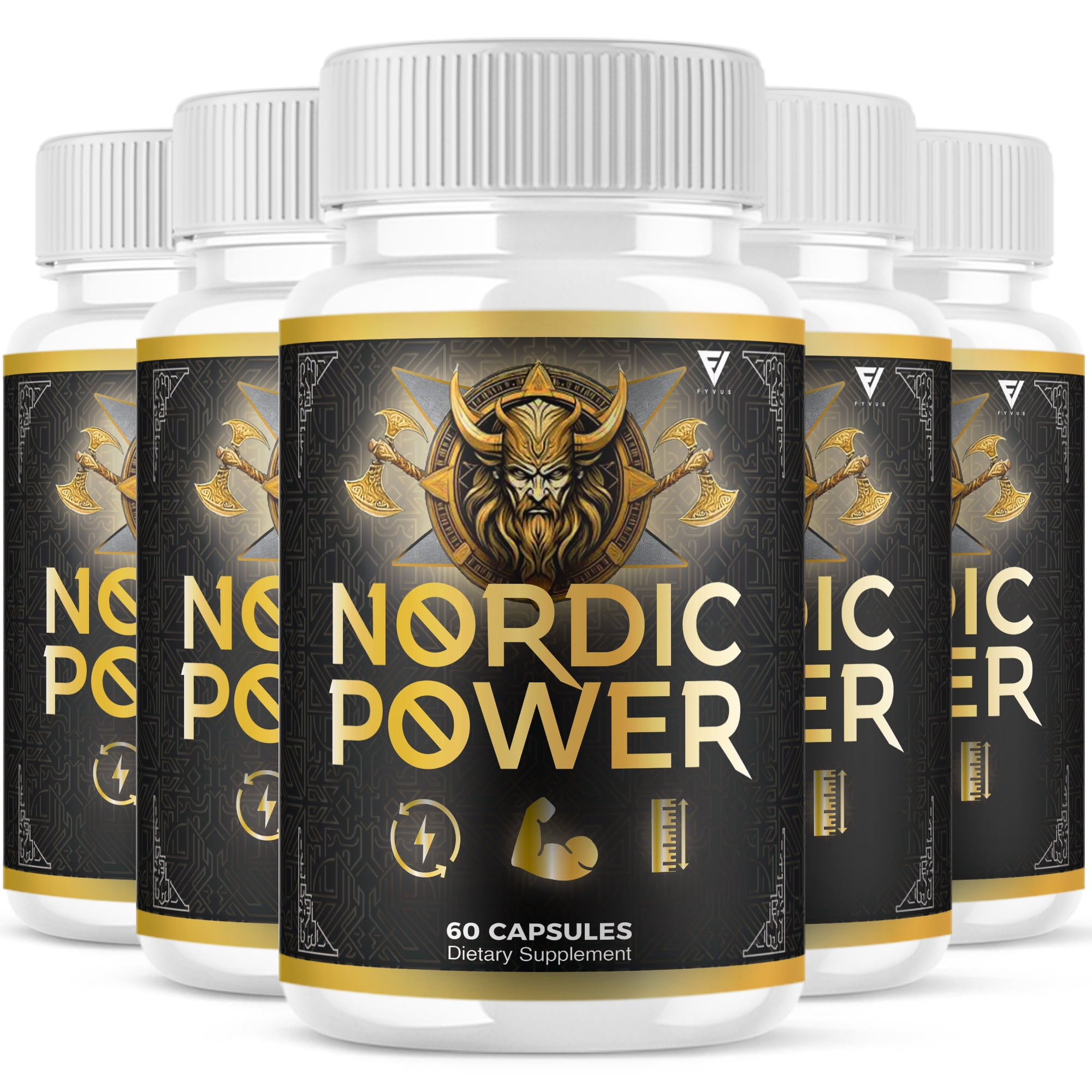 (5 Pack) Nordic Power Pills Nordic Power Performance Supplement (300 ...