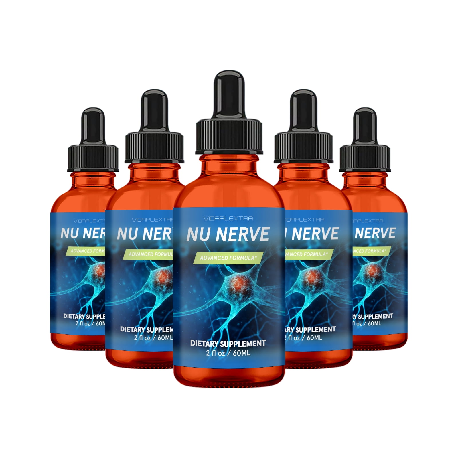 (5 Pack) Nu Nerve Drops - Nu Nerve Liquid Drops - Walmart.com