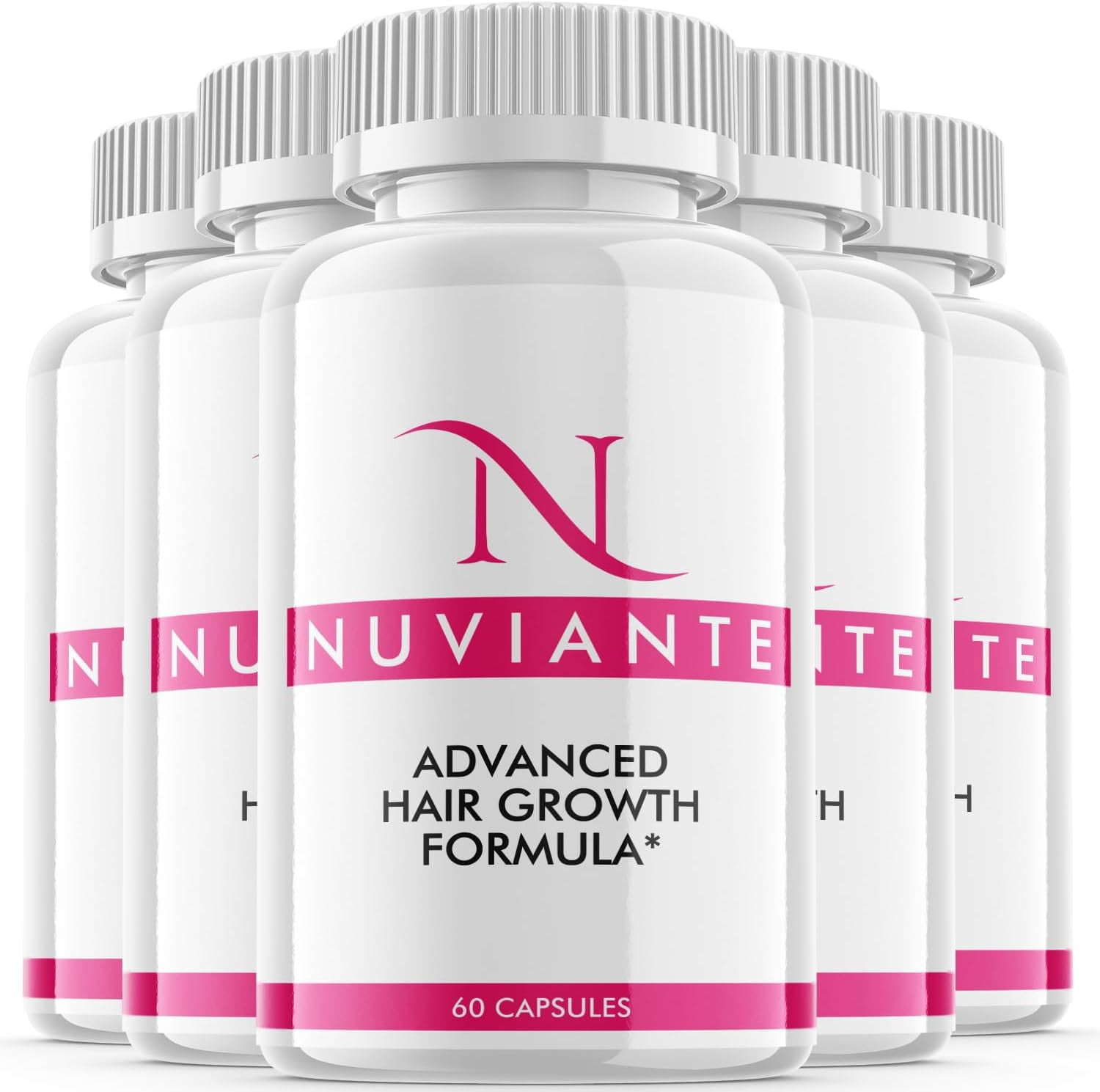 (5 Pack) Nuviante - Dietary Supplement for Hair Support - Revive and Nourish Hair Growth ...
