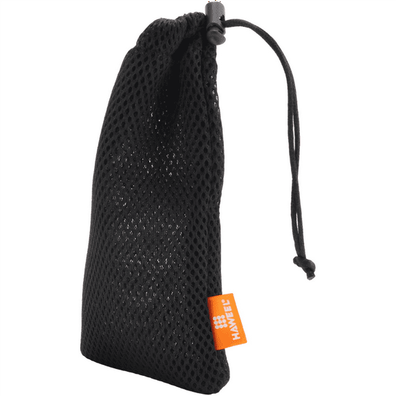 5-Pack Nylon Mesh Drawstring Storage Pouch Bag - 3.5 x 7.3 Inch Multi ...