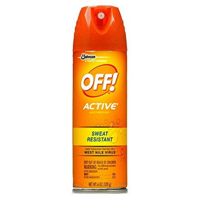 5 Pack OFF! Active Insect Repellent Sweat Resistant 6oz Each - Walmart.com