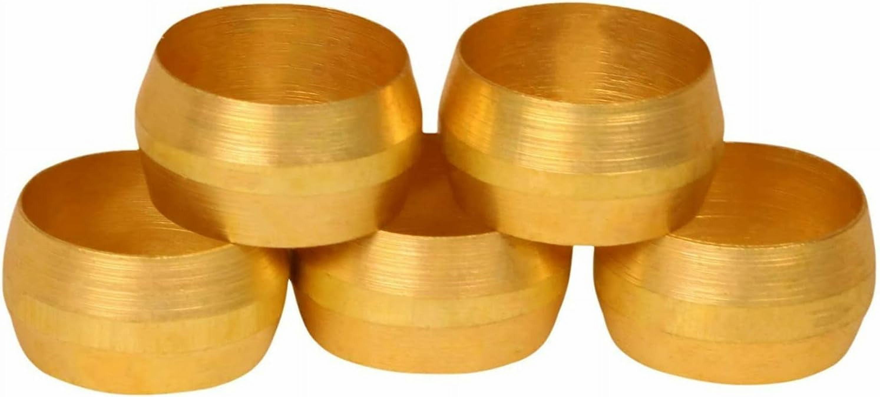 5 Pack Of Air Compressor Pneumatic Compression Nut Tube Sleeve Ferrules ...