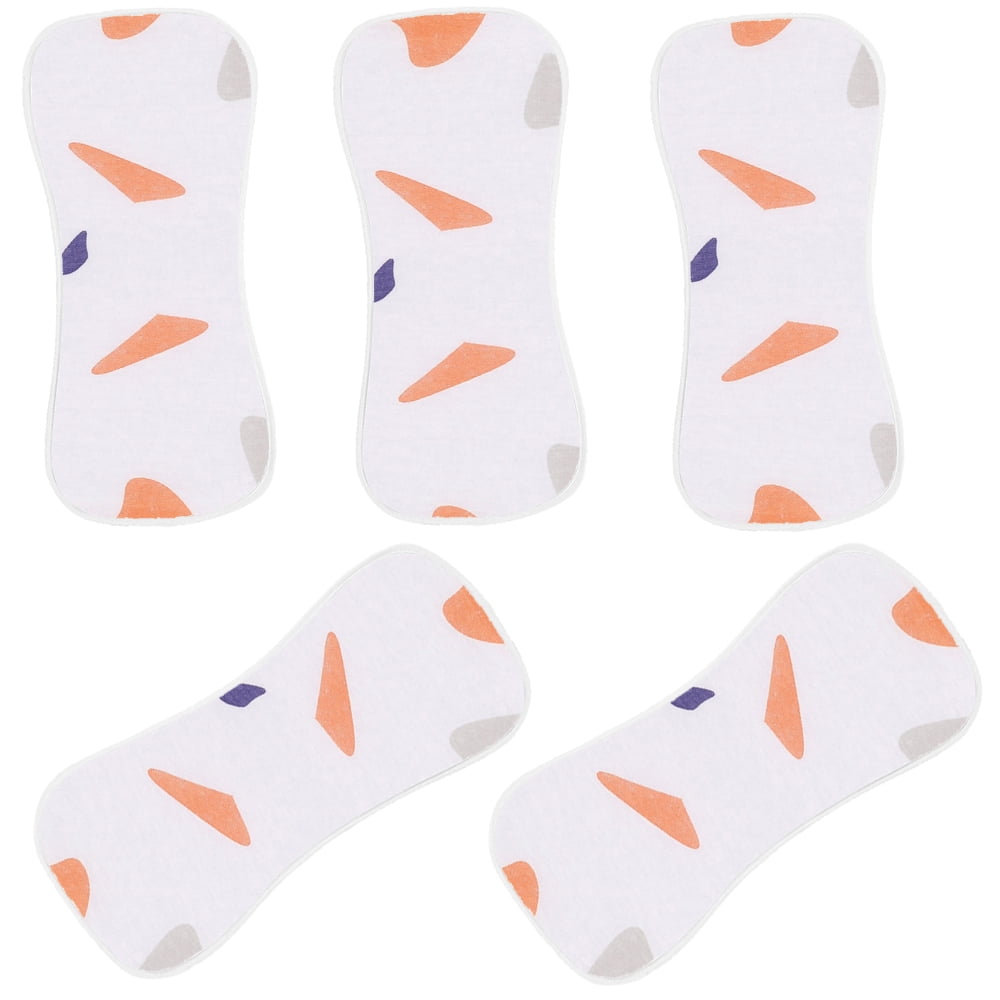 5-Pack Organic Burp Cloths for Baby Boys and Girls - Ultra Absorbent ...