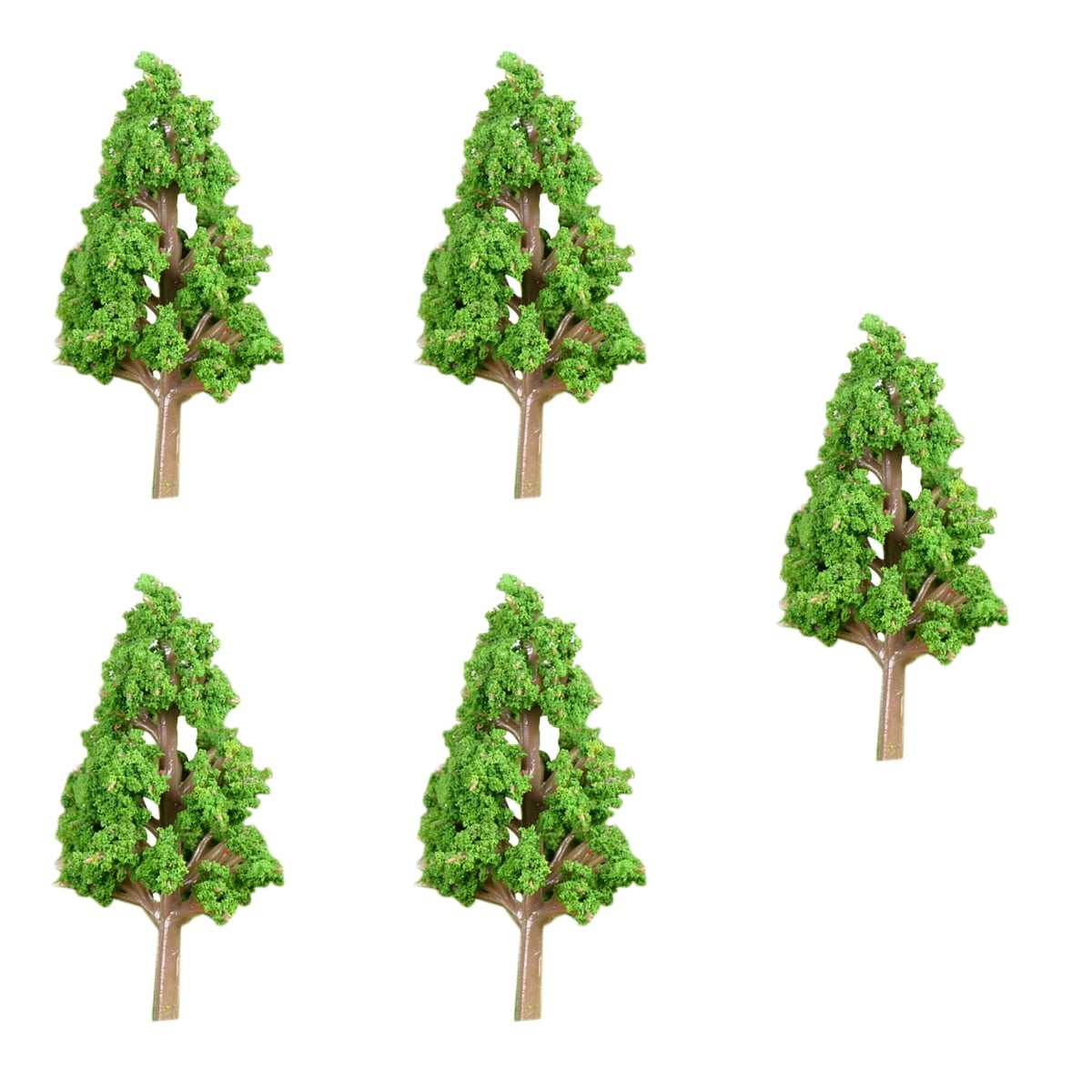 5 Pack Outdoor Fake Plants Model Landscape Miniature Tree Decoration ...