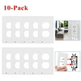 5 Pack Outlet Cover Night Light Built-In 3 LED Light Bulbs ...