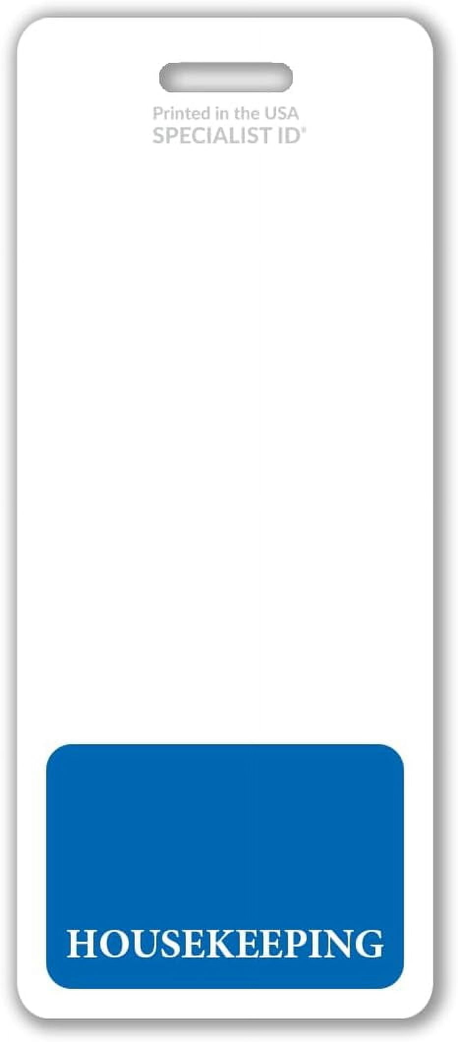 5 Pack - Oversized Housekeeping Badge Buddy - Vertical Extra Large ...