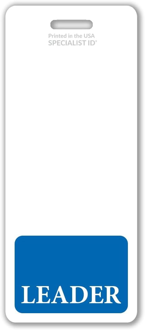 5 Pack - Oversized Leader Badge Buddy - Vertical Extra Large Badge ...